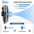 Simple Deluxe 20 inch 3-Speed Pedestal Stand Fan Less Noise Cooling Fan ...