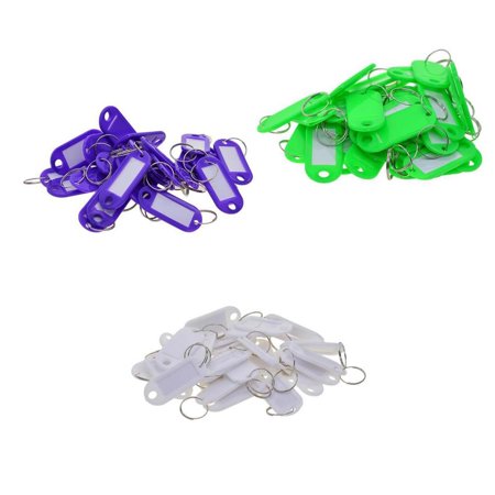 150 pieces Key Rings Tags Key Labels Keychain Identifiers Keys Holder ...