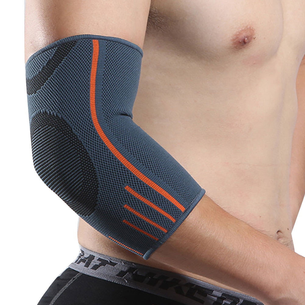 harmtty 1Pc Sport Basketball Elbow Brace Support Knitted Elastic ...