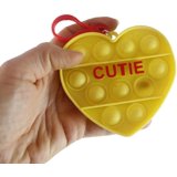 Set of 2 Conversation Heart Valentines Day Bubble Popper Fidget Toy ...