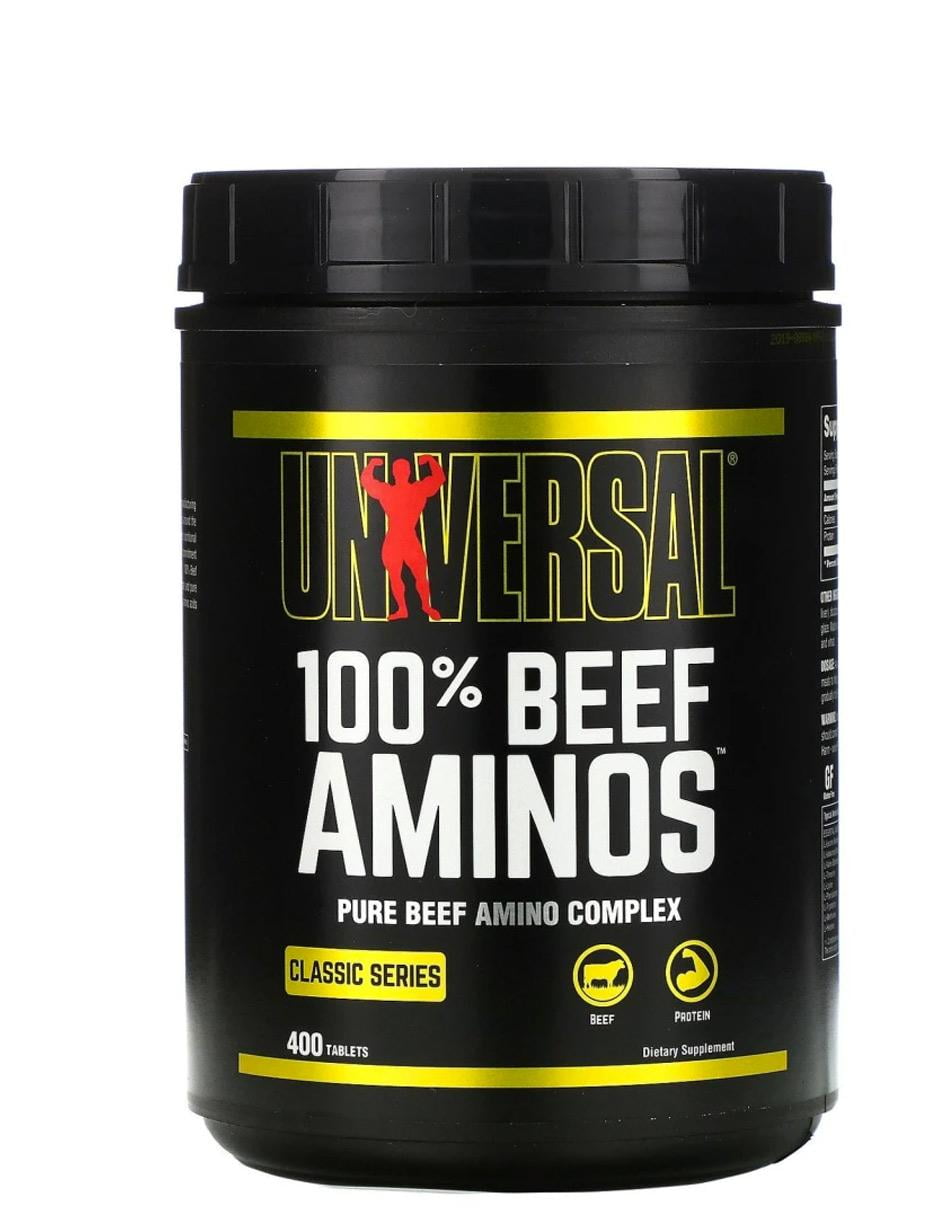 Aminoacidos a base de carne Universal Nutrition 100% Beef Aminos 400 ...