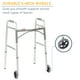 Drive Medical PreserveTech Deluxe Two Button Folding Walker with 5 ...