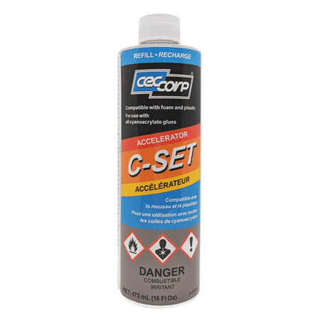 Super Glue Accelerator Spray C-Set by CECCORP (16 Oz) – Used to Speed ...