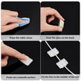 30pcs Plastic Cable Management Clips Self Adhesive Cable Wire Clips for ...