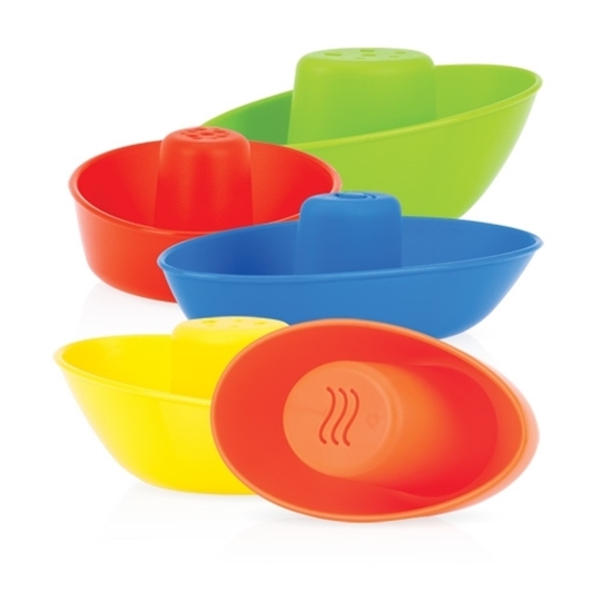 Nuby Stacking Bath Boats, 5 Pack - Walmart.com