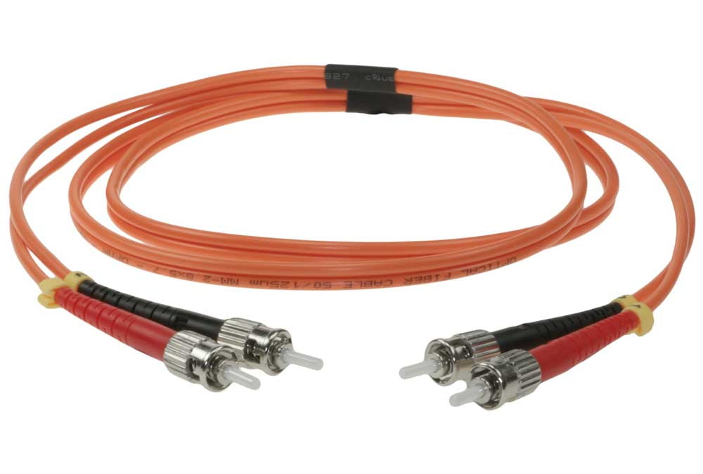 SF Cable ST-ST Duplex Multimode 50/125 Fiber Optic Cable, 2 meter ...