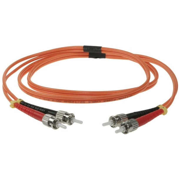 SF Cable ST-ST Duplex Multimode 50/125 Fiber Optic Cable, 2 meter ...