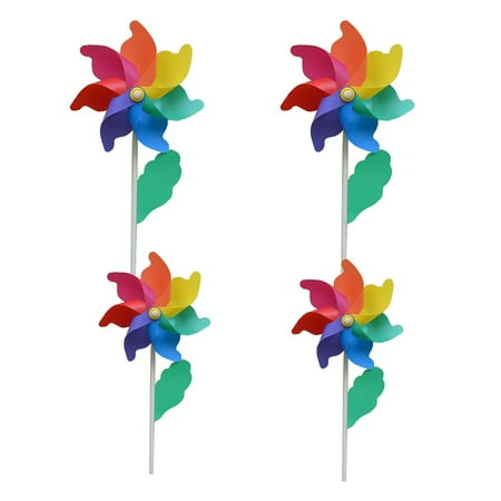 4-piece DIY Windmill Wind Pinwheel Outdoor Backyard Decor | Walmart Canada