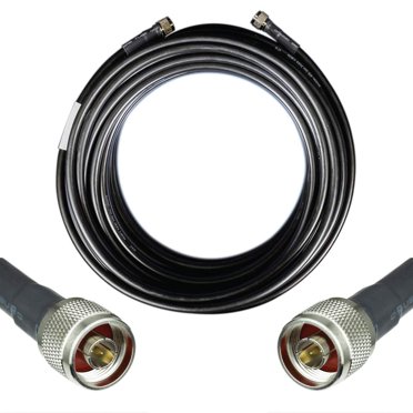 35ft KMR400 N Male to N Male Ultra Low Loss Coax Extension Cable 50ohm, N Cable N Male Cable N ...