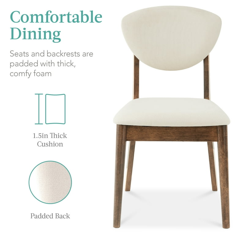 Best choice products set mid century modern dining chairs w store