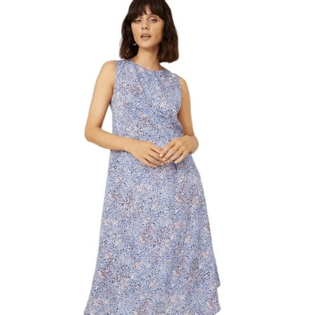 Principles Womens Leopard Print Drape Detail Midi Dress | Walmart Canada