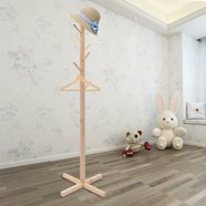 Muso Wood Coat Rack Wall Mounted Wooden Hat Rack and Coat Hanger Wall ...