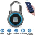 GRNSHTS Fingerprint Electronic Programmable Padlock, Waterproof ...