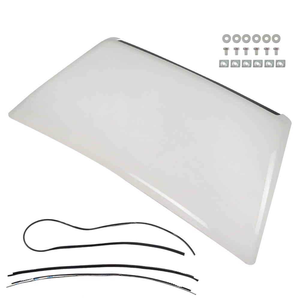 LABLT White Hood Scoop Bulge Replacement for Toyota Tundra 5.7L TRD Pro ...