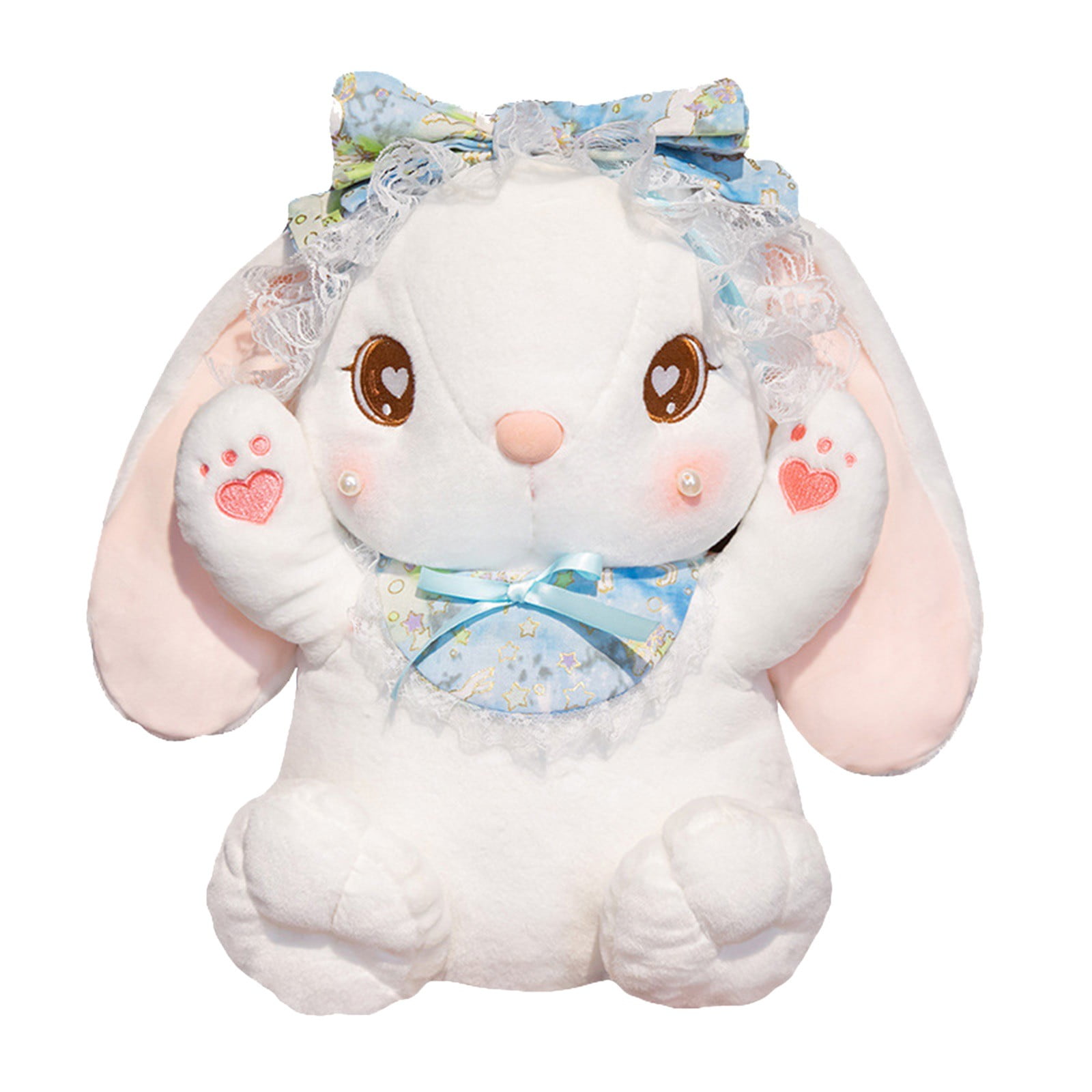 Agiferg Plush Toy Loli Bunny Girl Princess Cute Little White Rabbit ...
