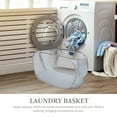 Folding Laundry Basket Hamper Bags Foldable Household Collapse Storage ...