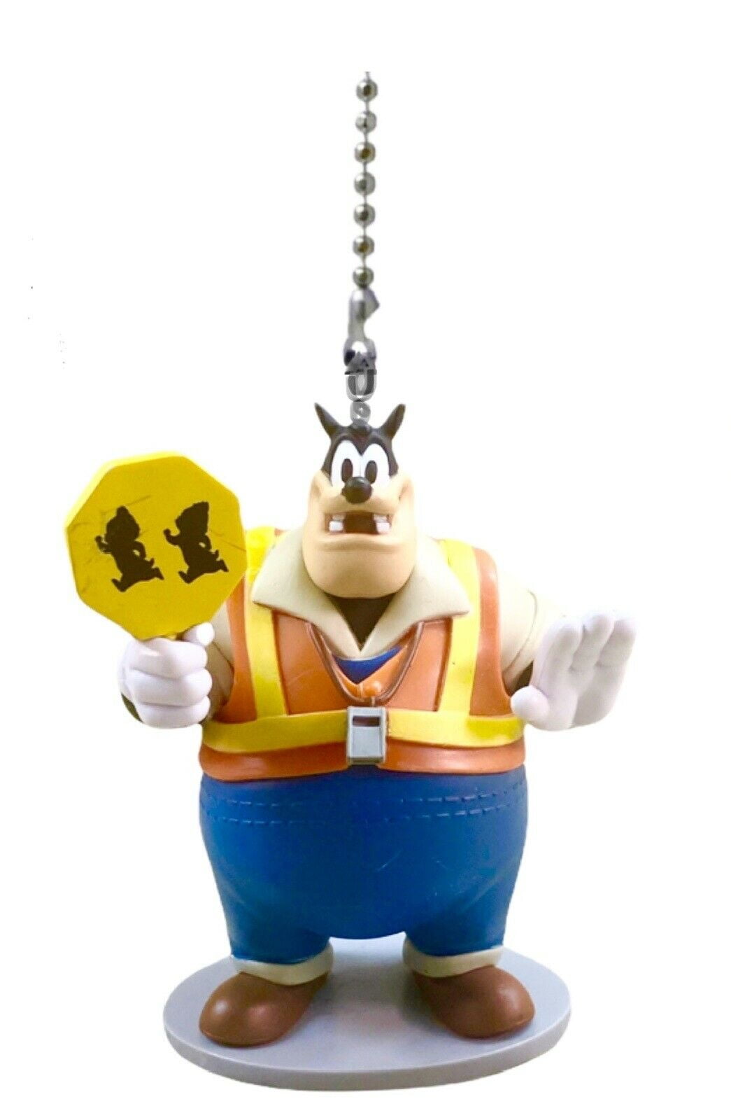 Pete Crossing Guard Firefighter PVC Fan Lamp Light Pull Mickey Figure ...