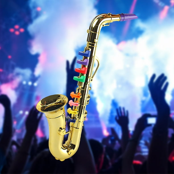 Peggybuy Saxophone Toy Portable Plastic Trumpet Toy Party Props Kids ...