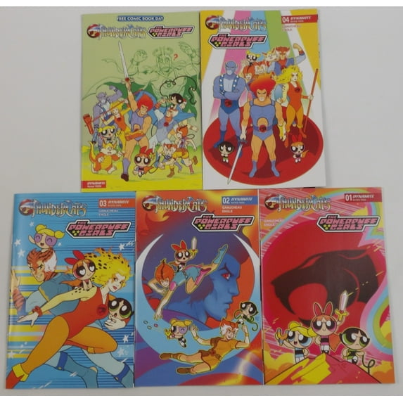 ThunderCats / Powerpuff Girls #1-4 VF/NM complete series + FCBD 2025 ...