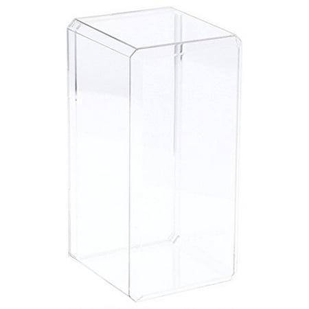 Pioneer Plastics Clear Acrylic Beveled Edge Display Case, 4.375" x 4. ...