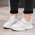 Children Sneakers Low Top Breathable Solid Color Mesh Lightweight Slip ...