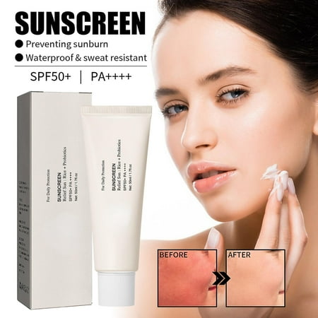 Relief Sun, Organic Sunscreen Spf50 Pa++++ With Rice Probiotics ...