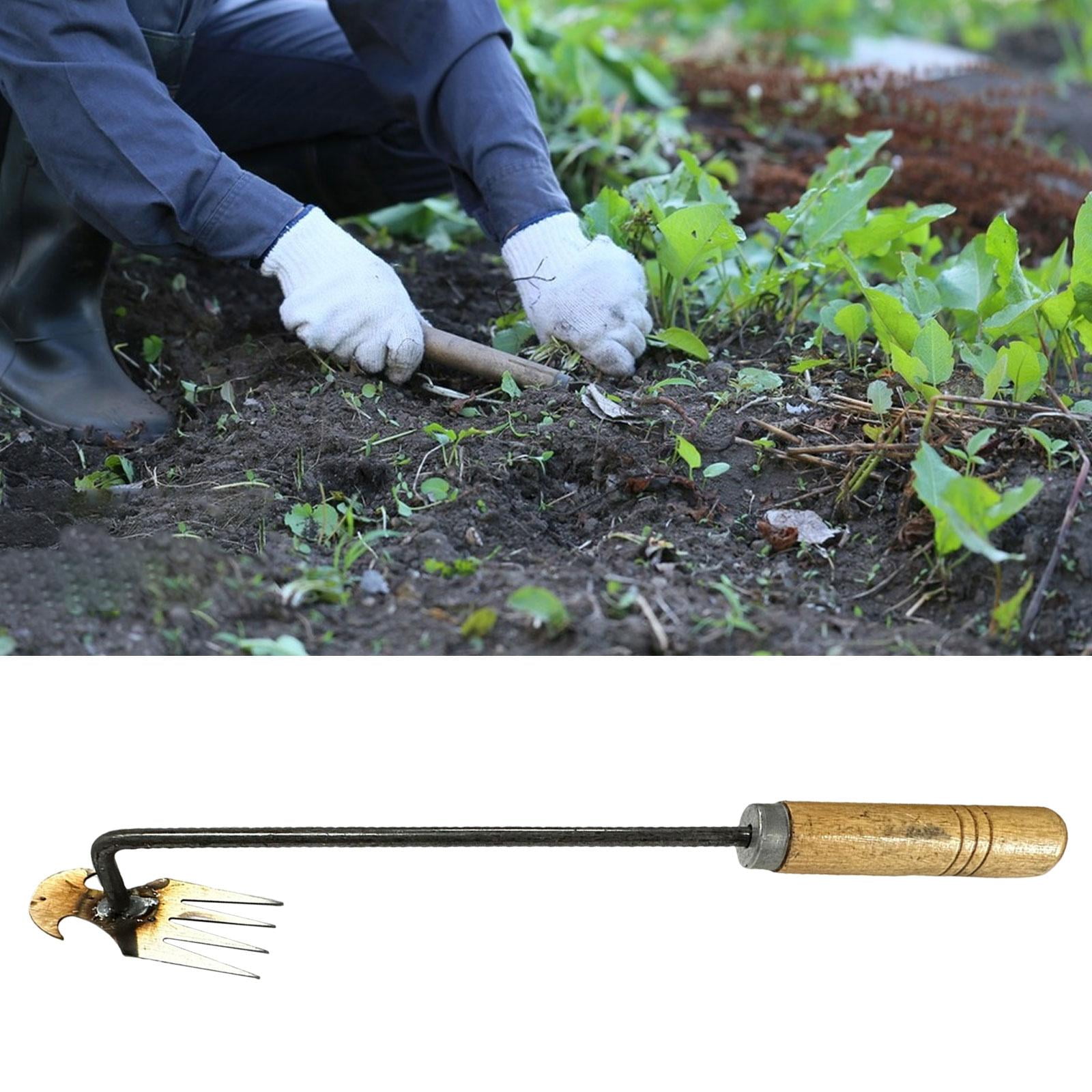 Uprooting Weeding Tool Hand Cultivator Rake Hoe Tiller Tool Dual ...