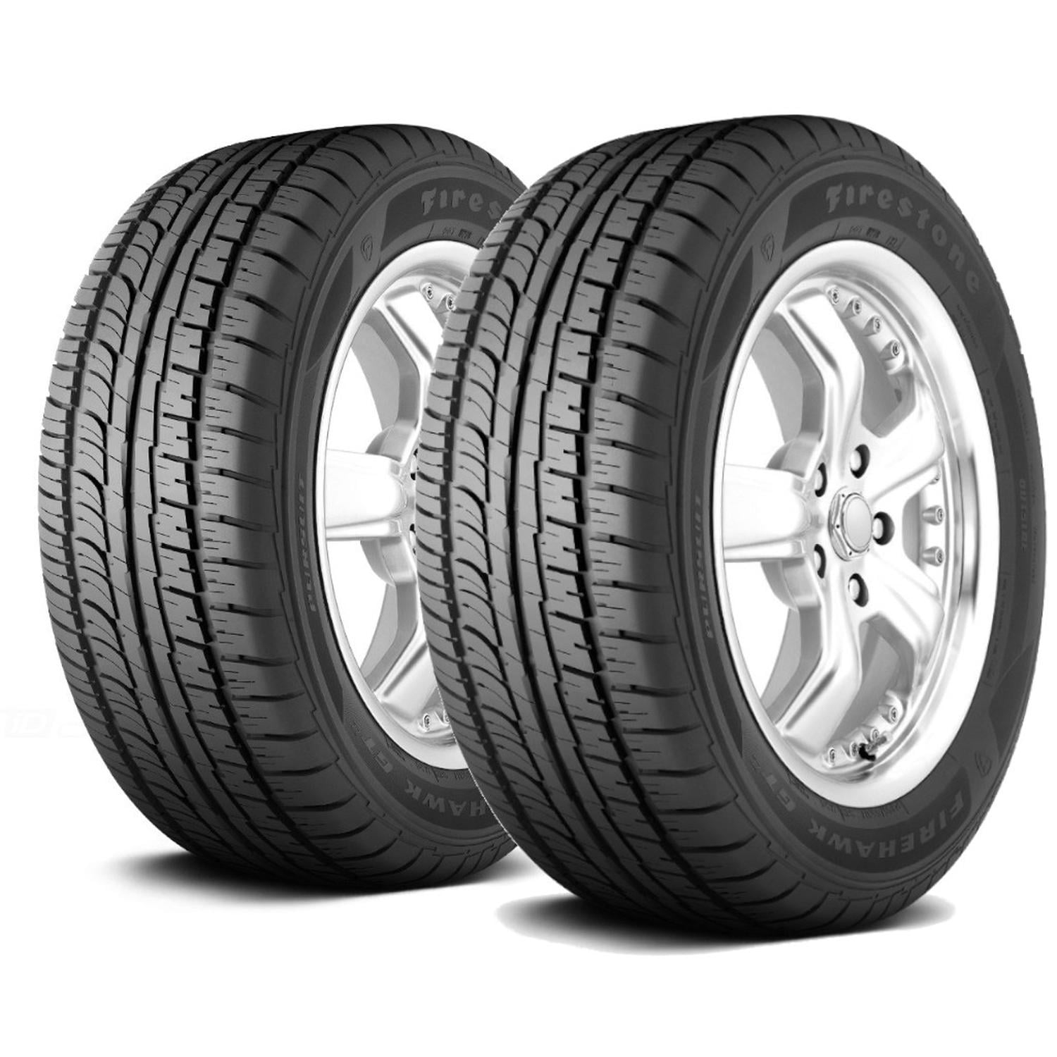 Paquete de 2 llantas 185/55R15 82V Firestone Firehawk Gtv | Walmart en línea