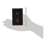 RV Designer S815 Dual Outlet with Cover Plate - Brown - Walmart.com