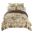 Donna Sharp Cowboy Queen Cotton 3 PC Quilt Set - Walmart.com