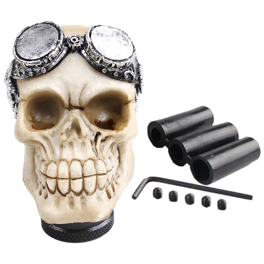 Tohuu Skull Head Gear Shift Knob Big Teeth Resin Skull Gear Shifting ...