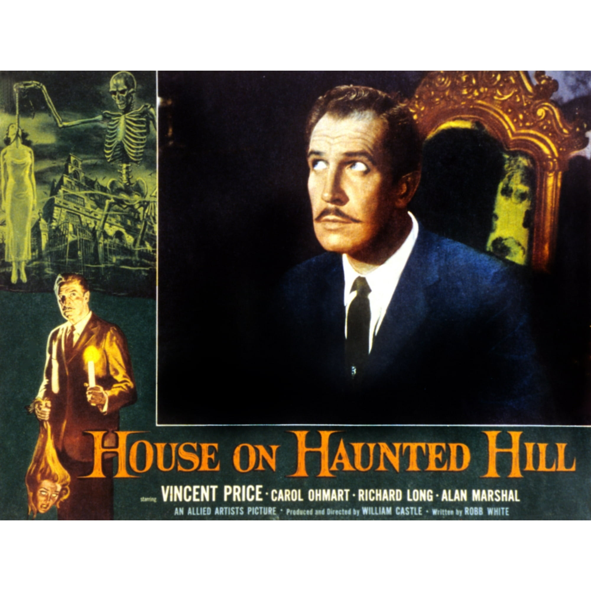 Vincent Price House On Haunted Hill Poster
