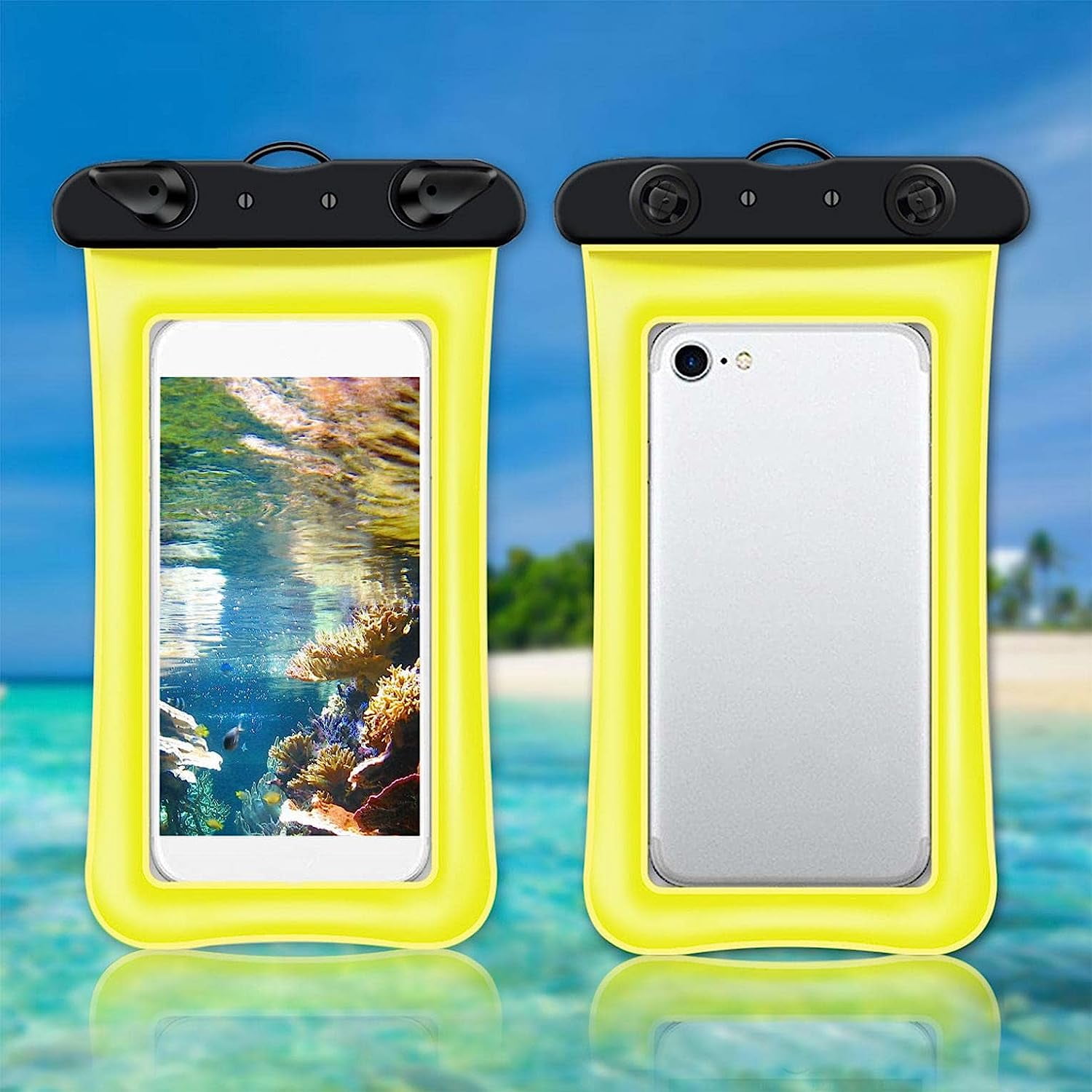 4 Pack Universal Water Proof Cell Phone Pouch Bag Case, Underwater ...