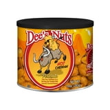 Dee's Nuts Peanuts, Hot Cheddar Flavor, 10 oz Canister - Walmart.com