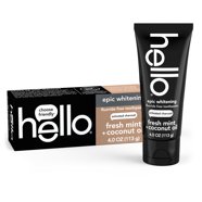 Hello Brightening Booster Whitening Toothpaste with Turmeric, Vegan ...