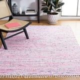 Free Shipping! SAFAVIEH Rag Skylar Striped Cotton Area Rug, Light Pink ...