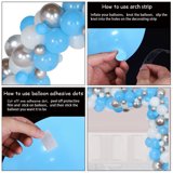 Baby Shower Decorations for Boy, Birthday Boy, 2 in 1 Set, Balloon ...