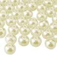 1 Box 6mm Tiny Satin Luster Glass Pearl Beads Round Loose Beads for ...