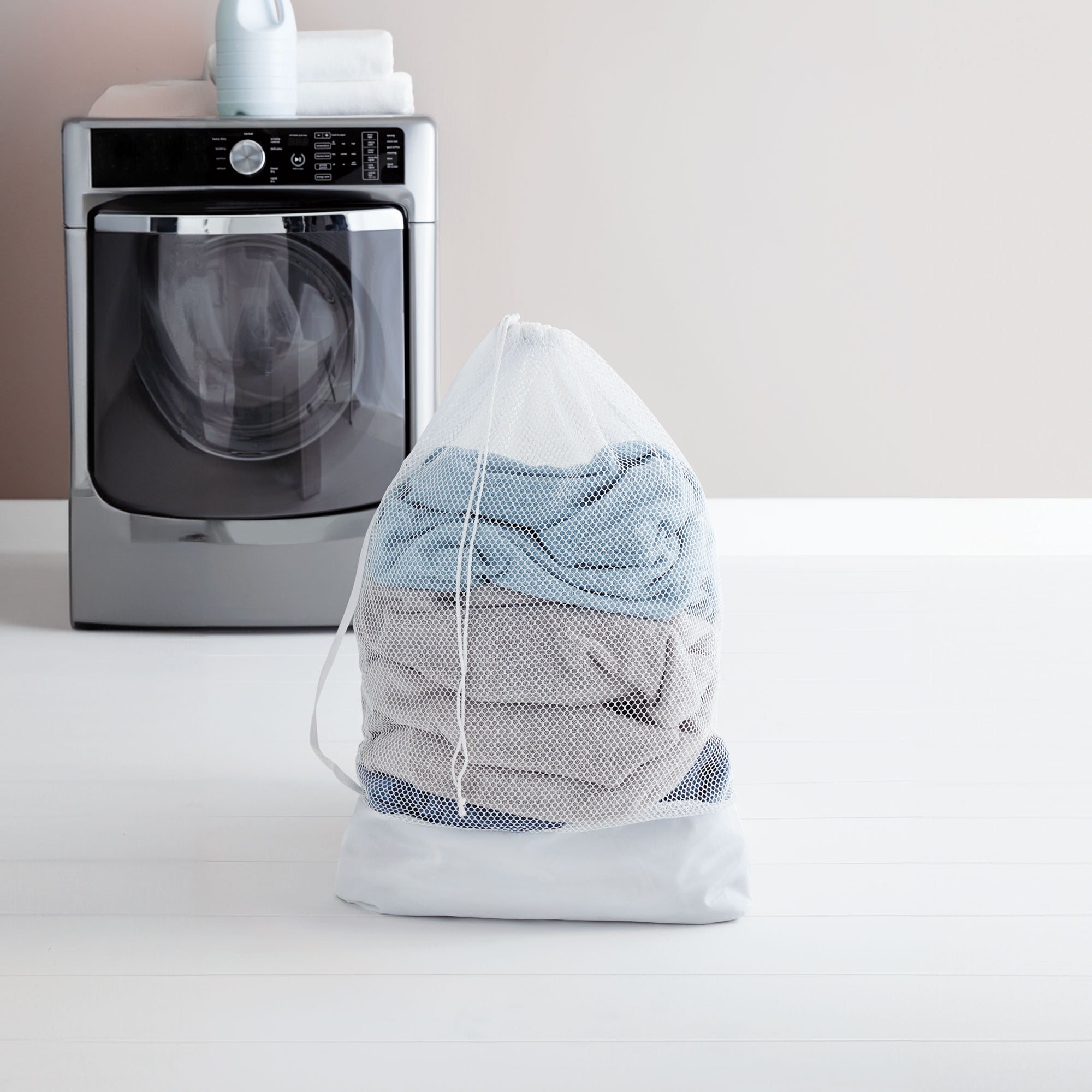 Click here for Mainstays Mesh Laundry Bag 24 X 35.8 (61 Cm X 91 C... prices