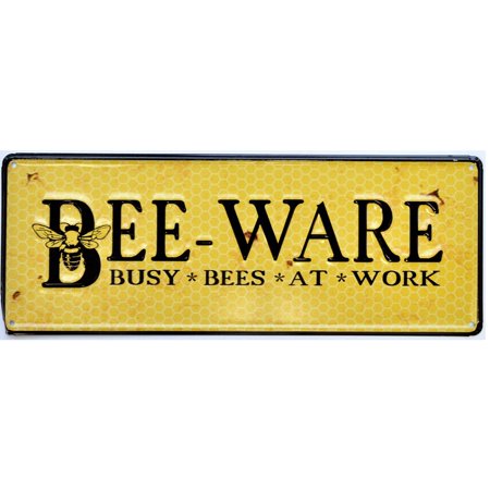 "Bee Ware Busy Bees At Work" Sign | Walmart Canada