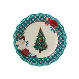 The Pioneer Woman Wishful Winter 12-Piece Ceramic Holiday Dinnerware ...