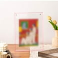 Acrylic Floating Picture Frame for Wall Mount Clear Photo Frame ...