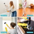 Electric Adjustable Angle Cleaning Brush with Extendable Handle, Multi ...