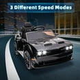 Dodge Challenger Kids Electric Car, 12V7Ah Battery, LED, Music Player ...