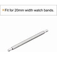 20mm Watch Band Pin 1.3mm Dia Stainless Steel Single Flanged End Spring ...