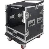 Sound Town 12U PA DJ Pro Audio Rack/Road ATA Case with 2U Drawer, 11U ...