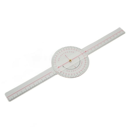 Octpeak Small Joint Goniometer 360 Degrees Clear Scale Knees Elbows ...