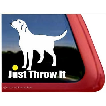 This Vehicle Has Been Lab Tested | High Quality Vinyl Labrador ...