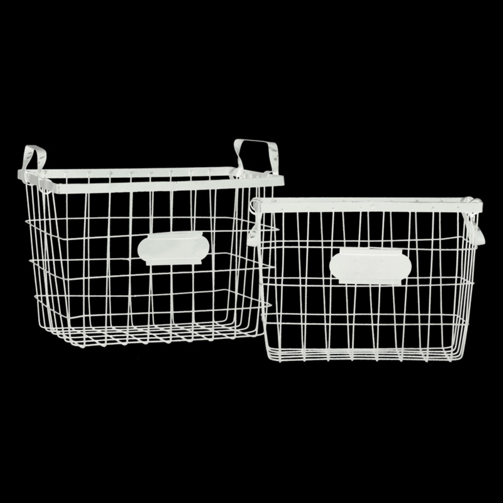 Urban Trends Collection: Metal Handcar Basket, Coated Finish, Brown ...