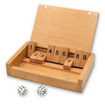 Shut The Box Deluxe Wooden Dice Game - Walmart.com